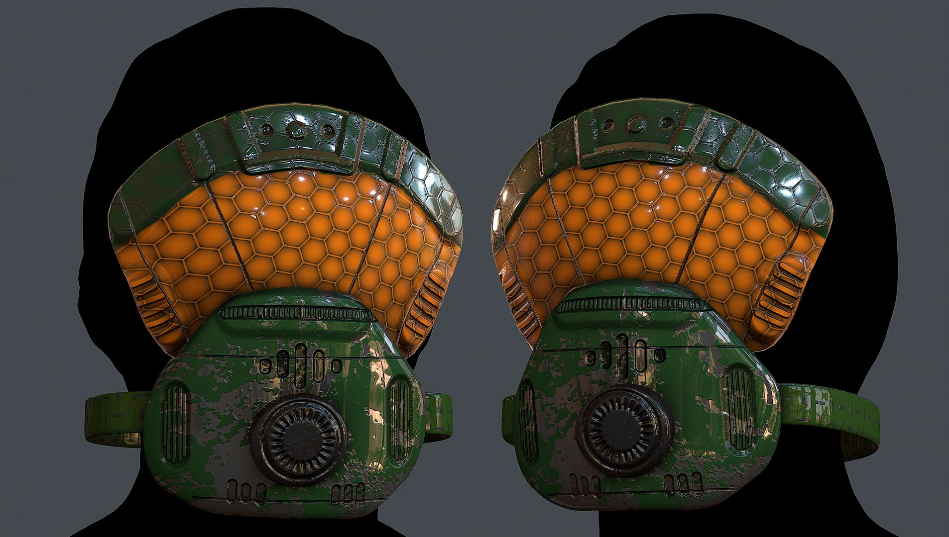 3D Gas Mask Model - TurboSquid 1706427