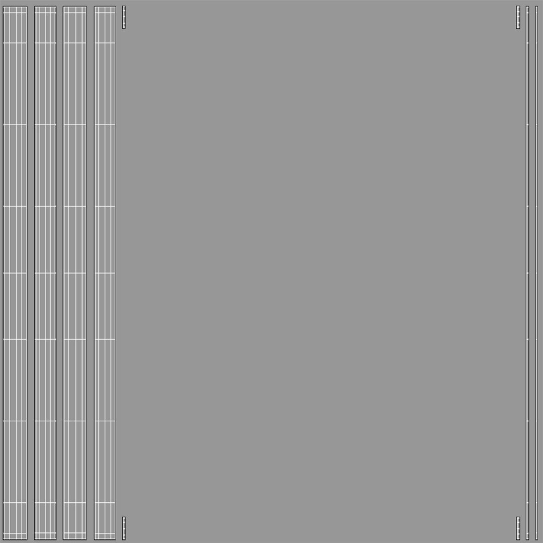 Stacked Flat Metal Bars 3D Model - TurboSquid 2088129
