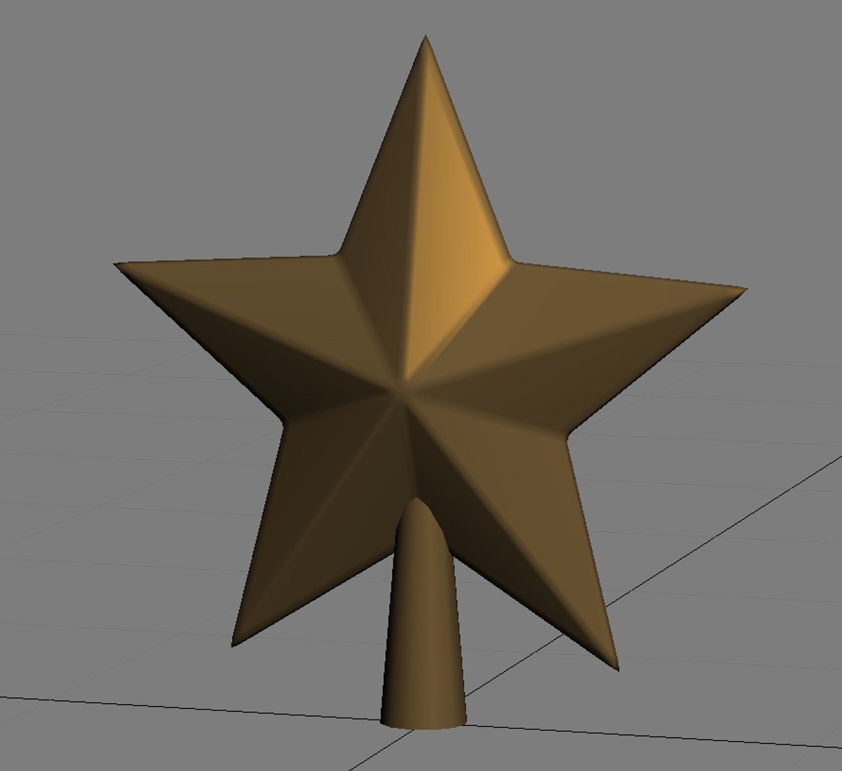 Star Topper Tree 3D Model - TurboSquid 1466384