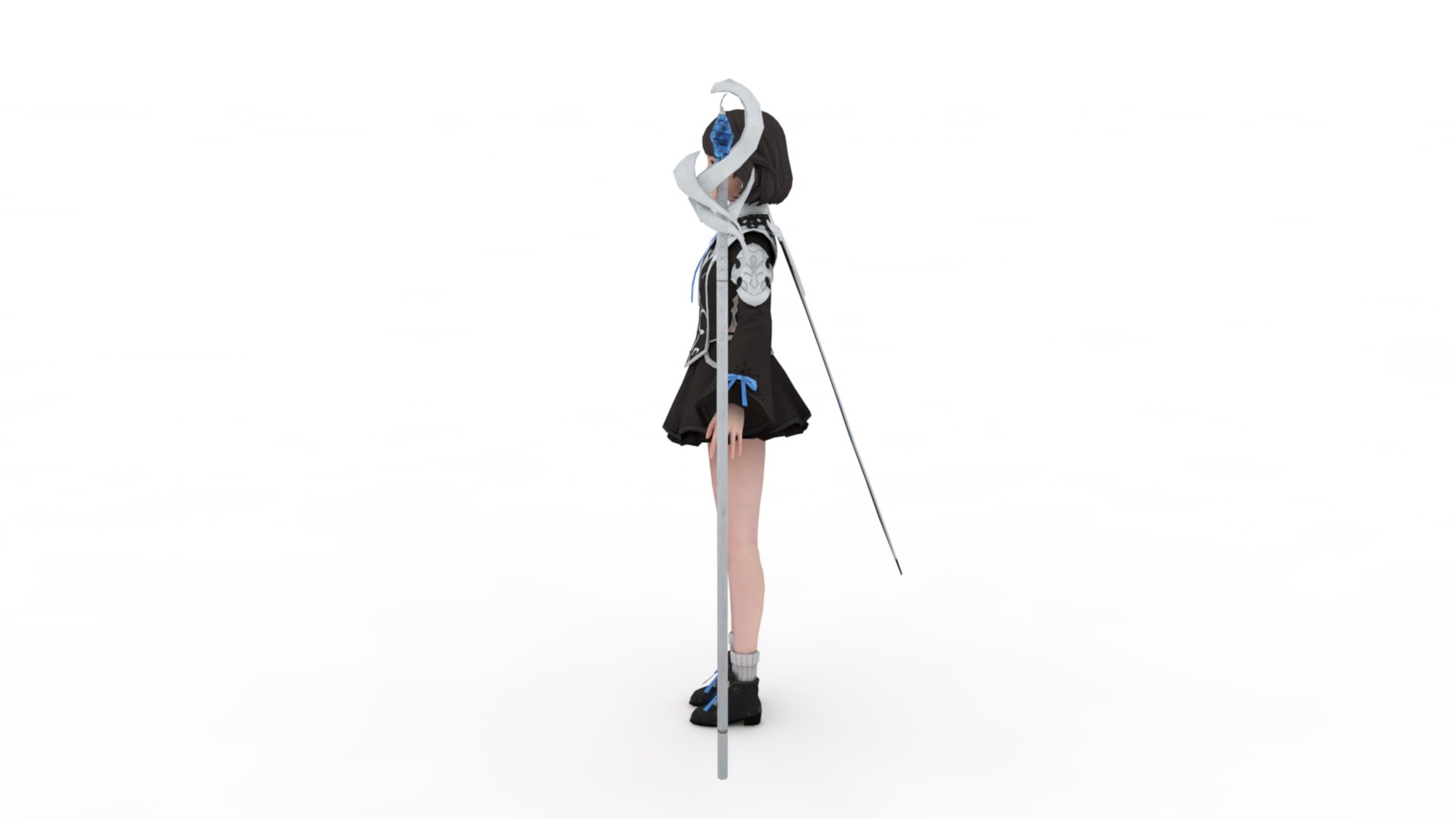 Magician girl kid 3D model - TurboSquid 2022658