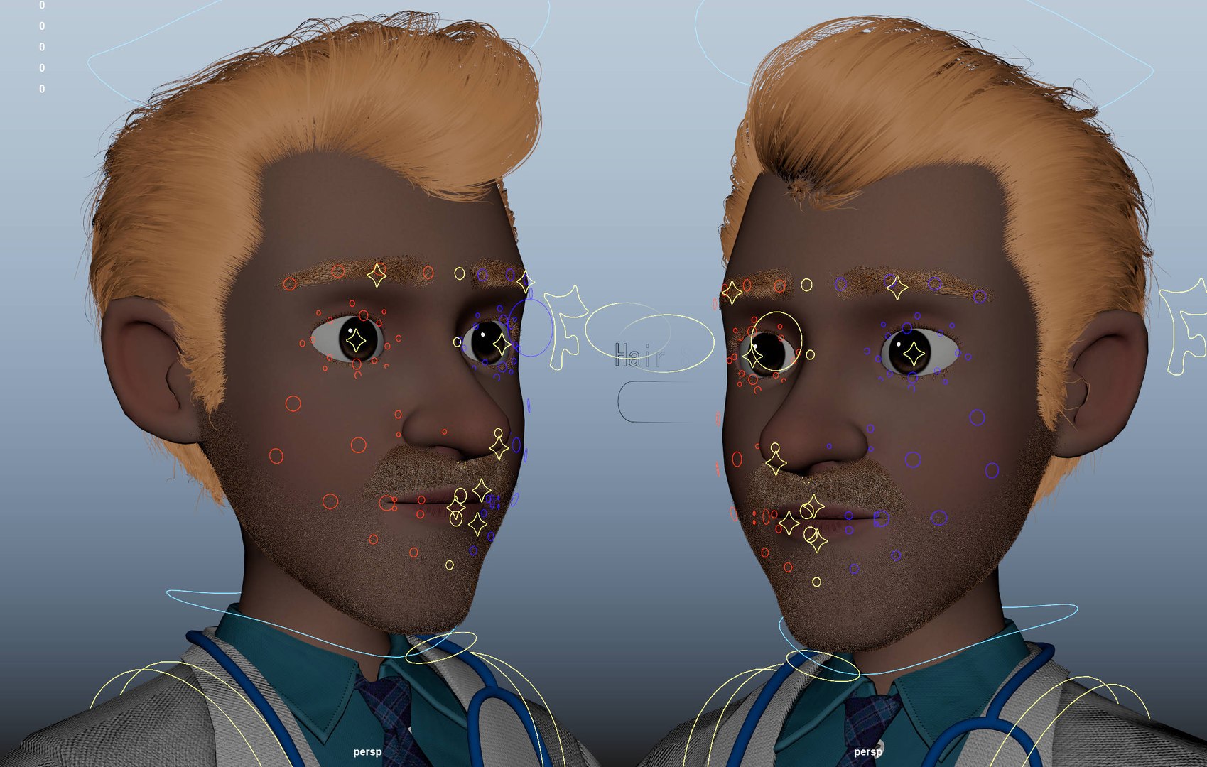 3D Cartoon Doctor Rigged - TurboSquid 2255610