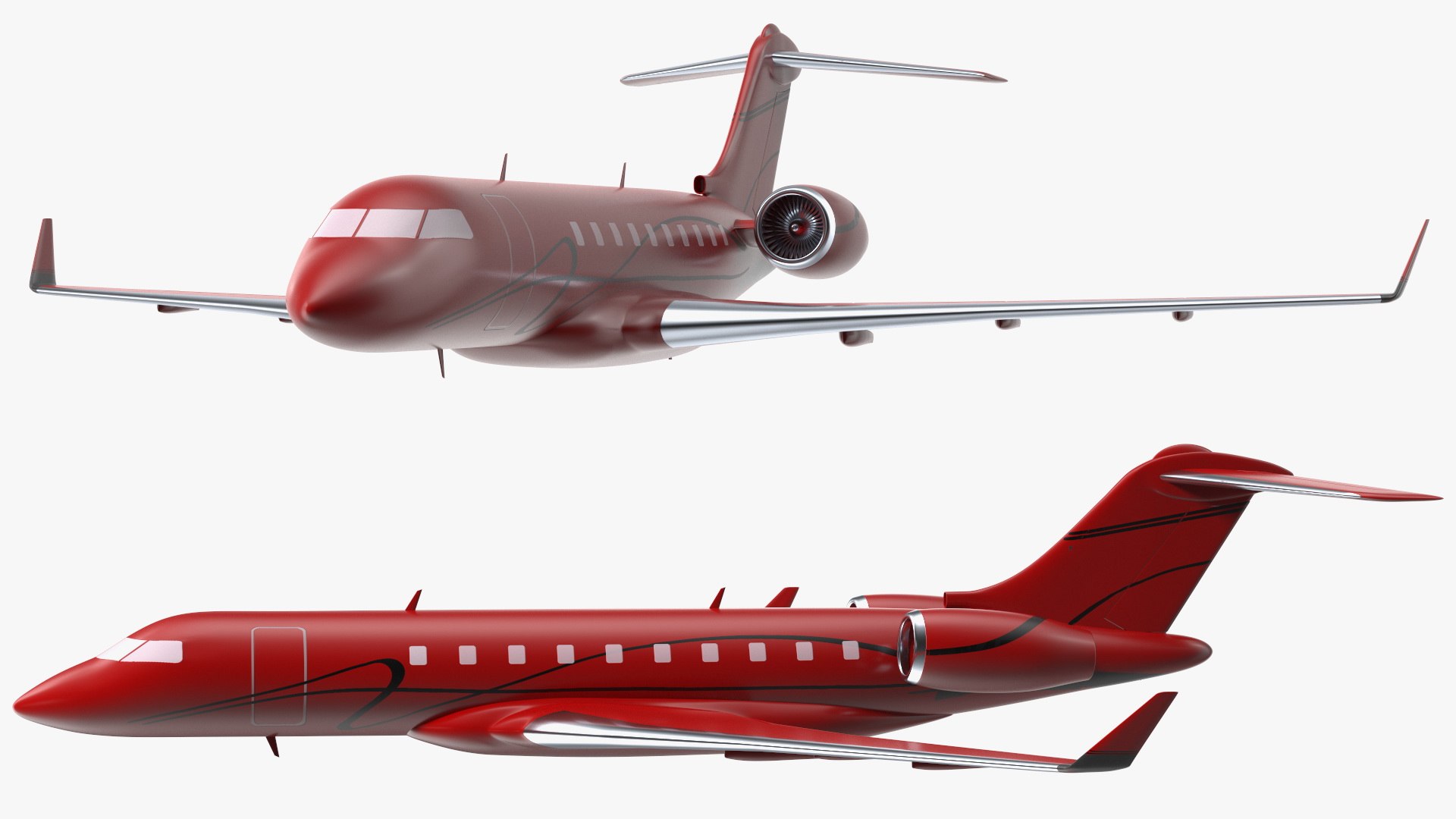 3D Business Jet Scale Model - TurboSquid 1771395