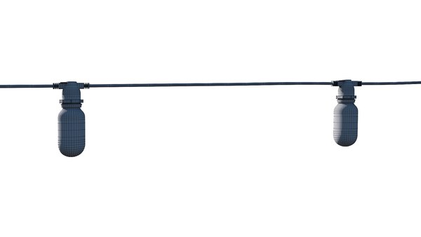 3D String Lights Edison Lamps - TurboSquid 1714536