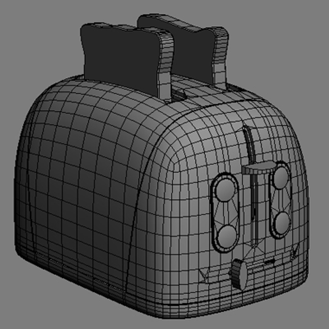 3d Model Toaster Toast