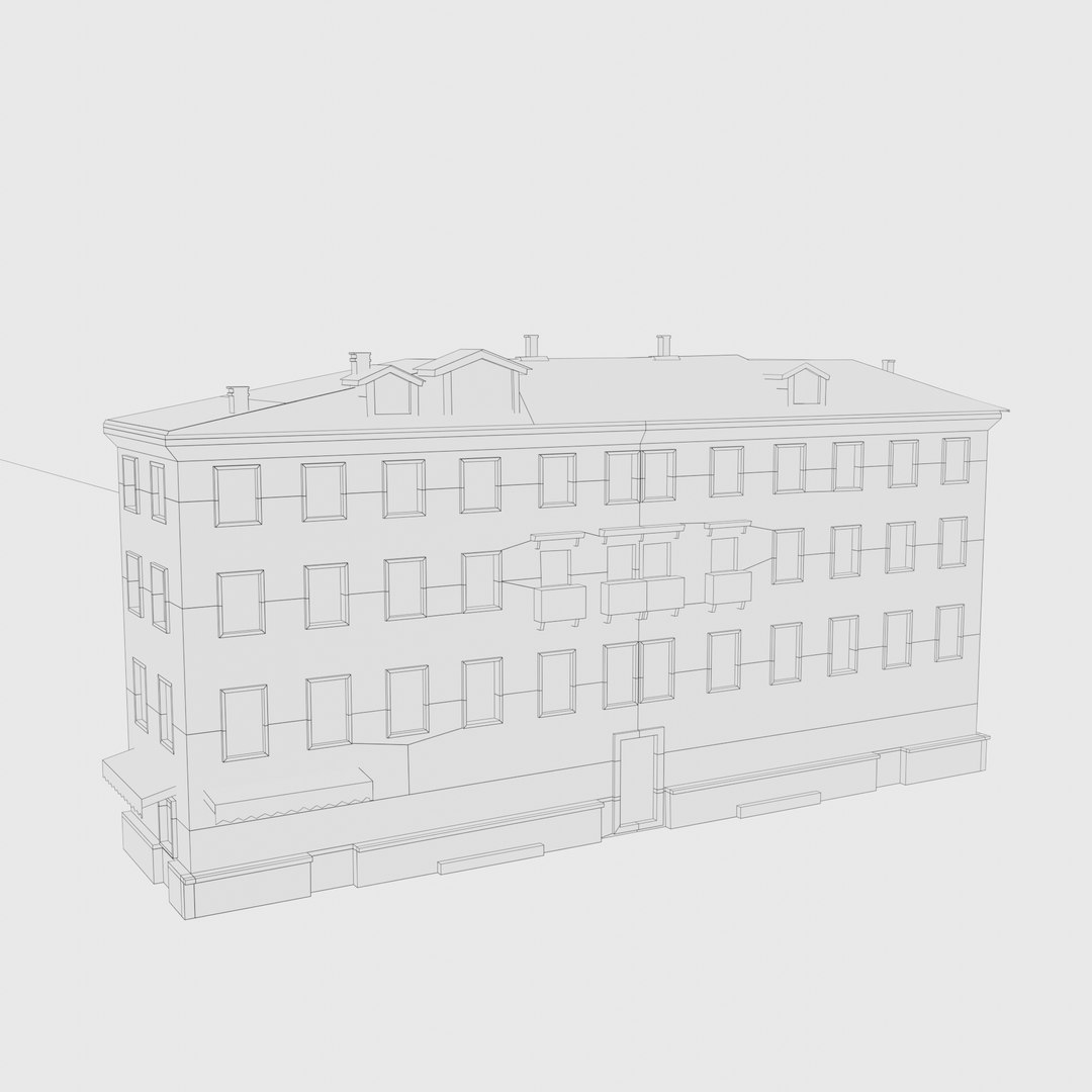 3D Building Facades 10 Model - TurboSquid 1761863