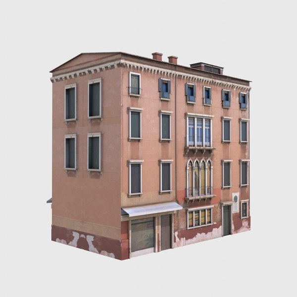 3D Building Facades 10 model - TurboSquid 1761863