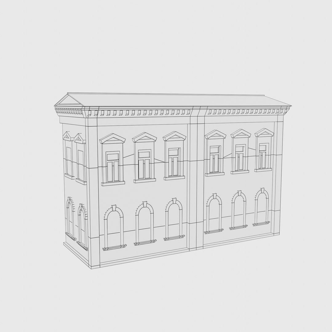 3D Building Facades 10 Model - TurboSquid 1761863