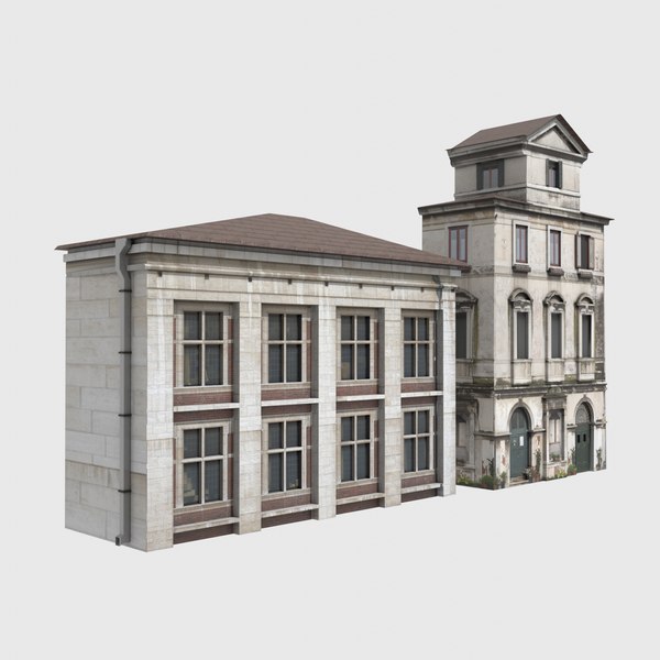 3D Building Facades 10 model - TurboSquid 1761863