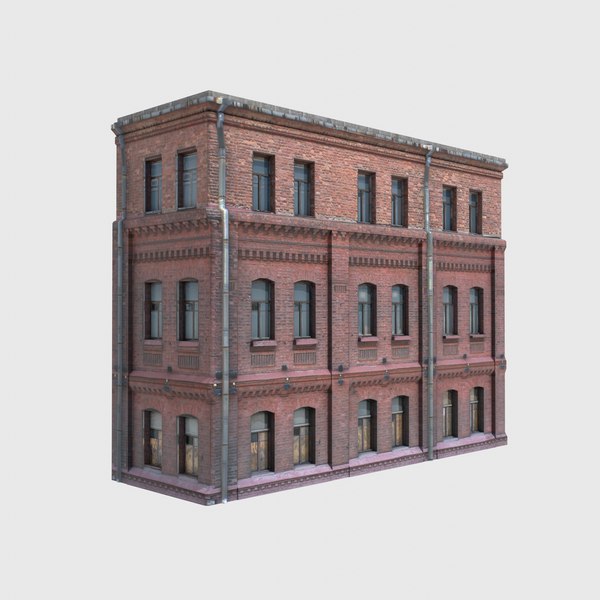 3D Building Facades 10 model - TurboSquid 1761863