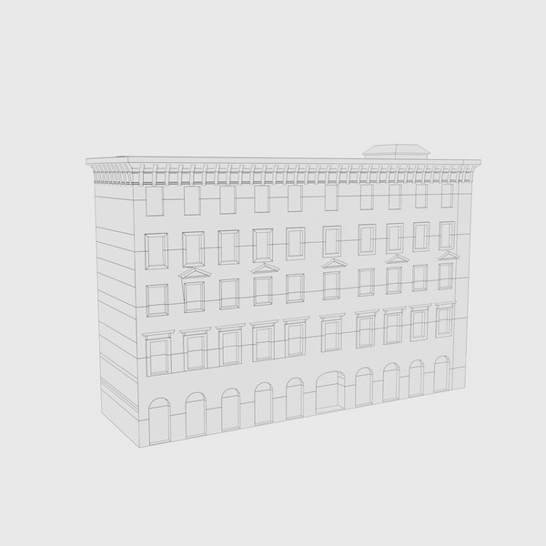 3D Building Facades 10 model - TurboSquid 1761863