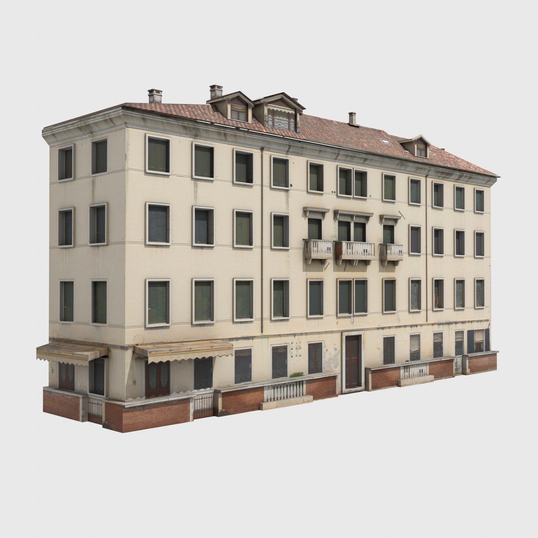 3D Building Facades 10 Model - TurboSquid 1761863