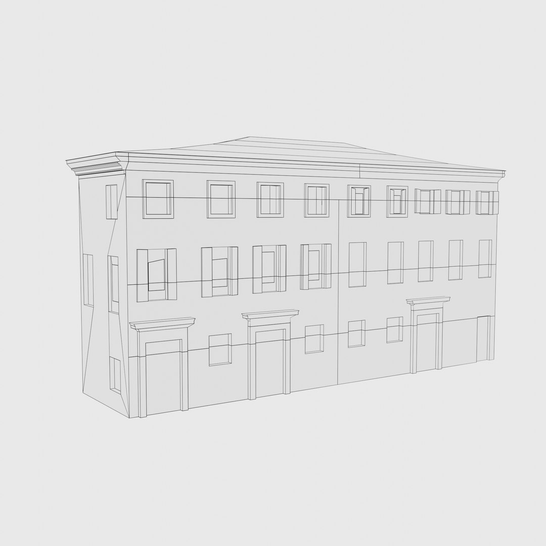 3D Building Facades 10 Model - TurboSquid 1761863