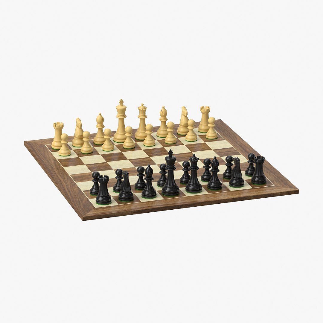 3D Chess Set Model - TurboSquid 1476747