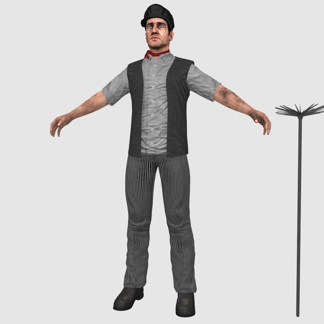 3D Chimney Man - TurboSquid 1446242