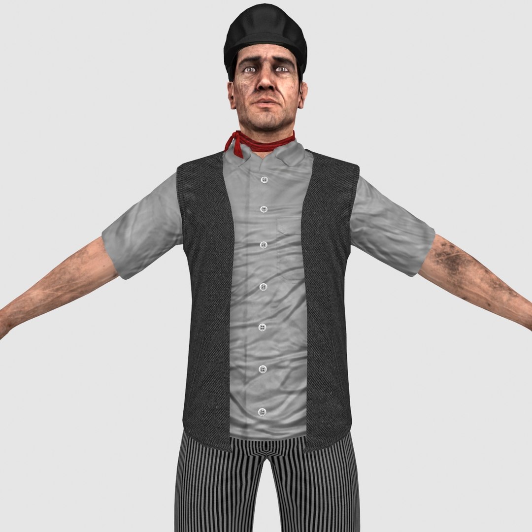 3D Chimney Man - TurboSquid 1446242