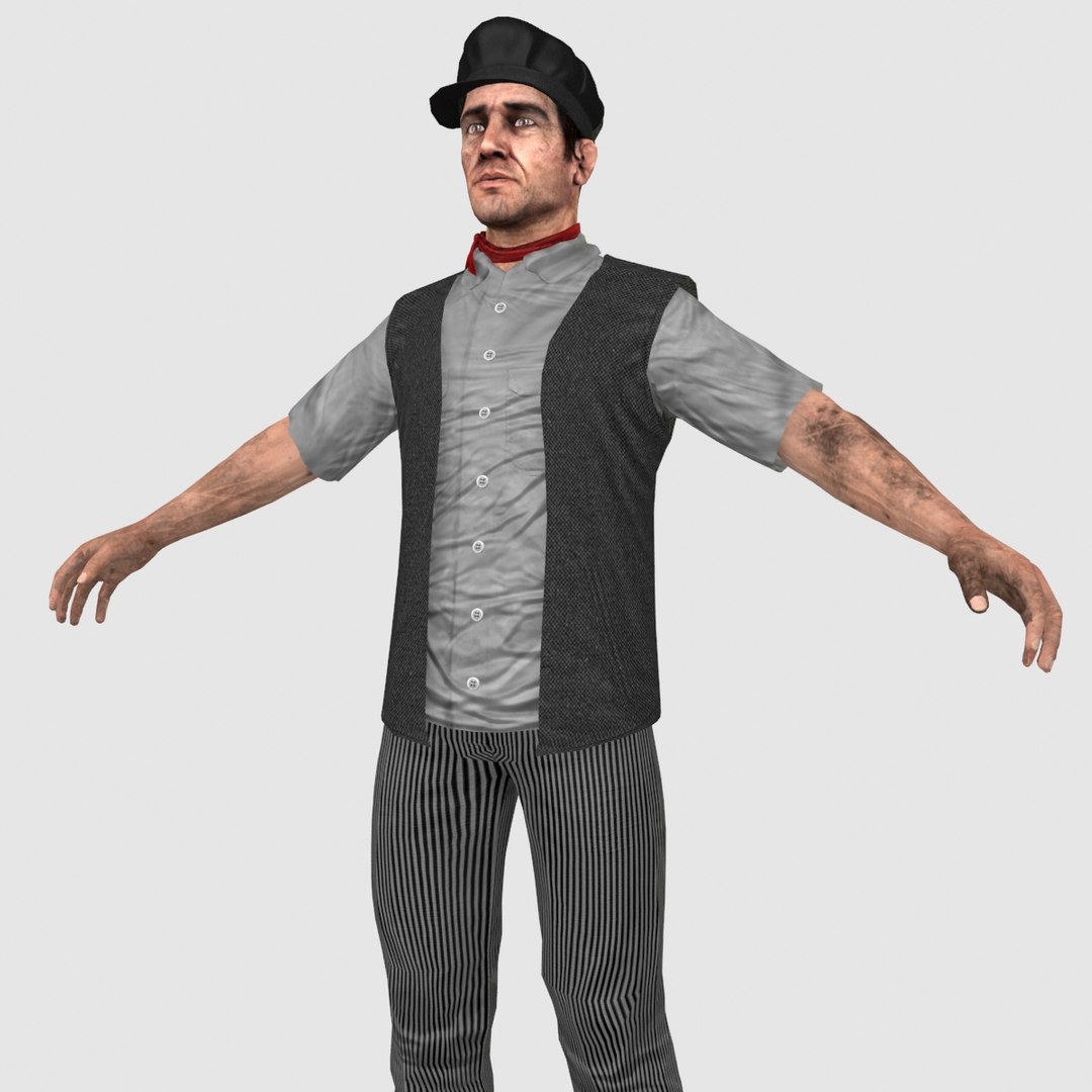 3D Chimney Man - TurboSquid 1446242