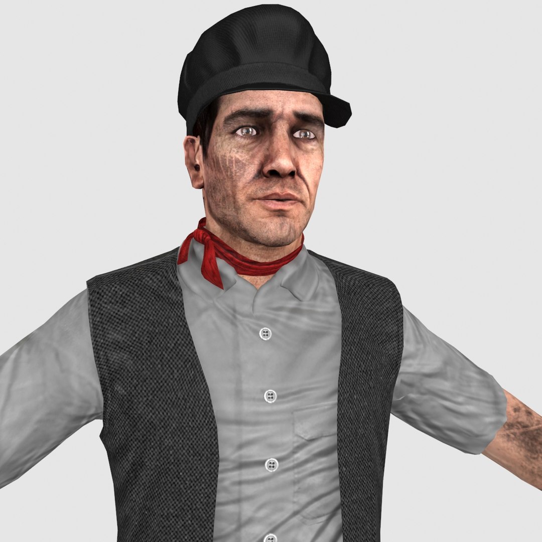 3D Chimney Man - TurboSquid 1446242