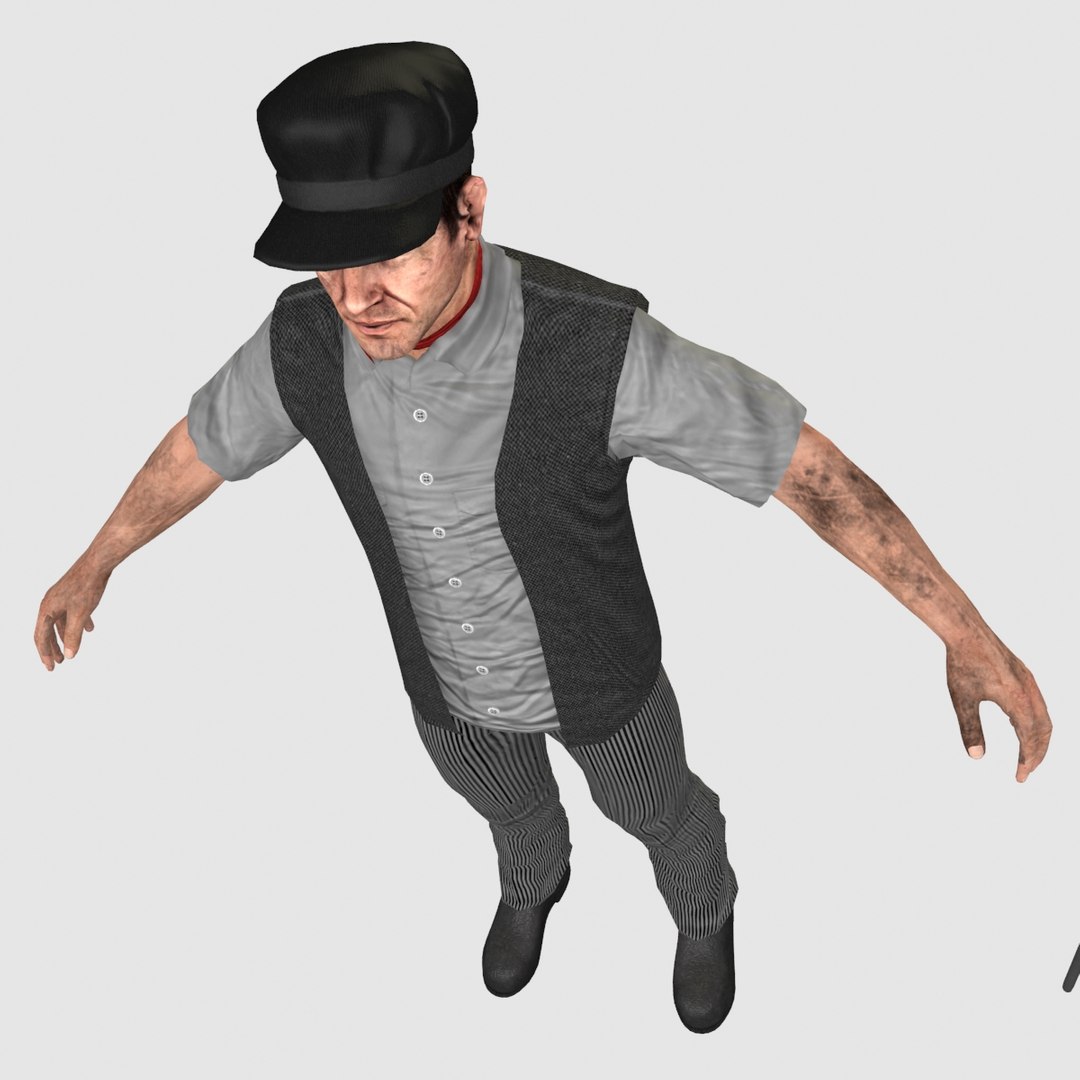 3D Chimney Man - TurboSquid 1446242