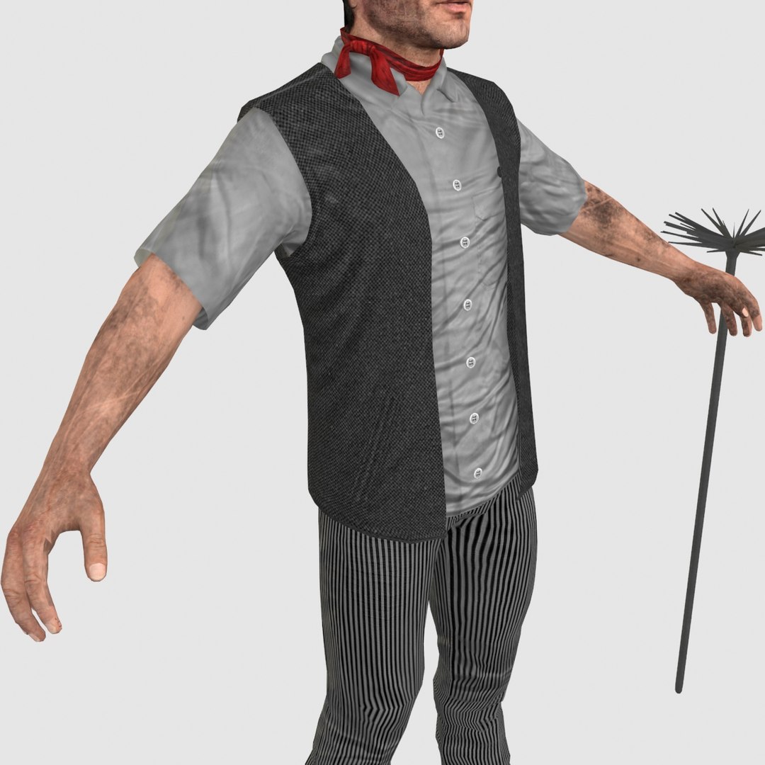 3D Chimney Man - TurboSquid 1446242