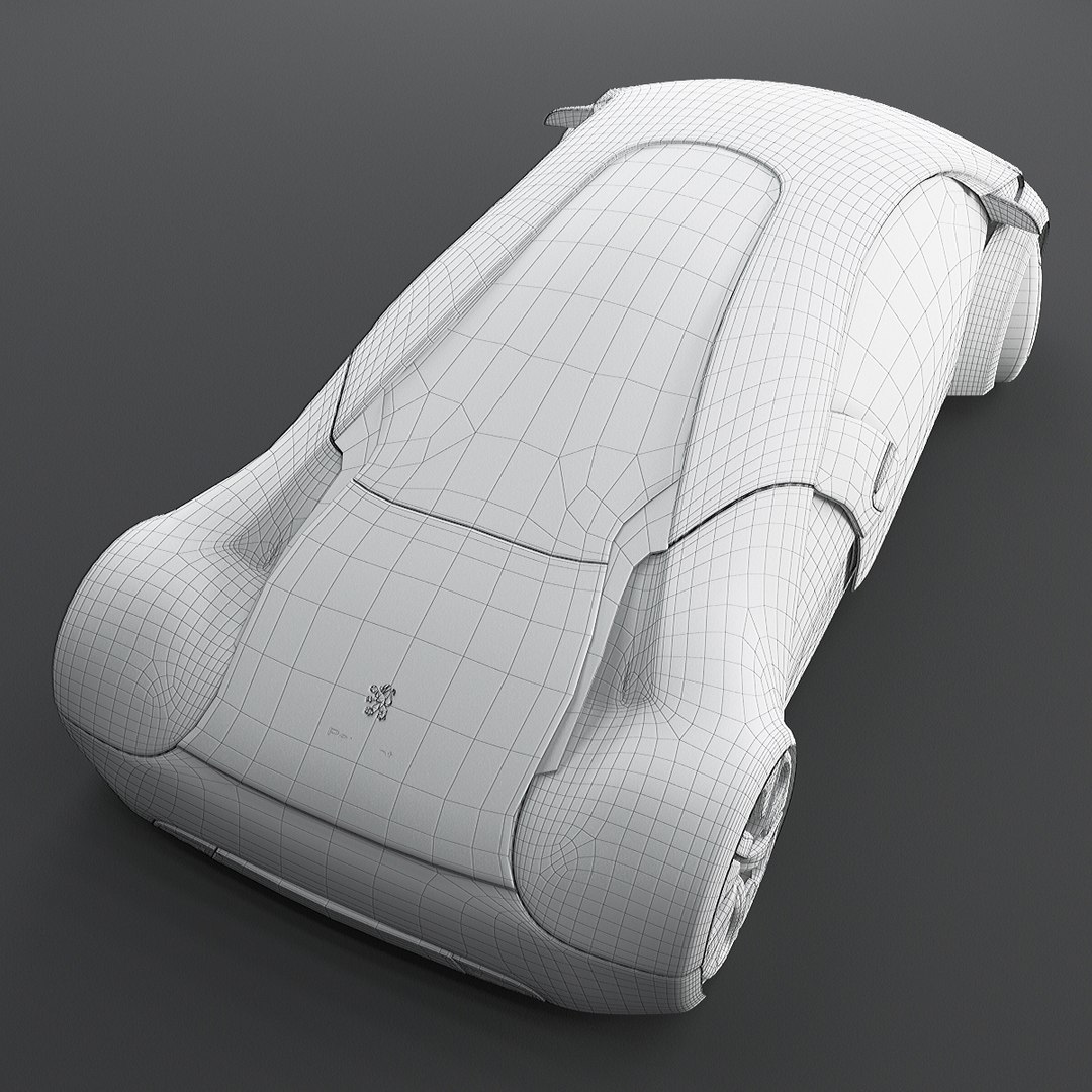 3d Concept Car Model