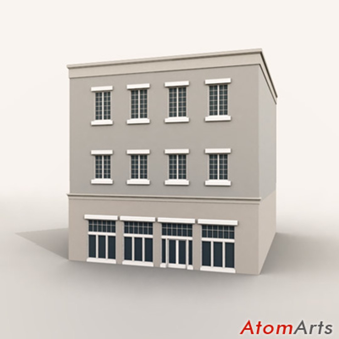 Street Scene City 3d Max