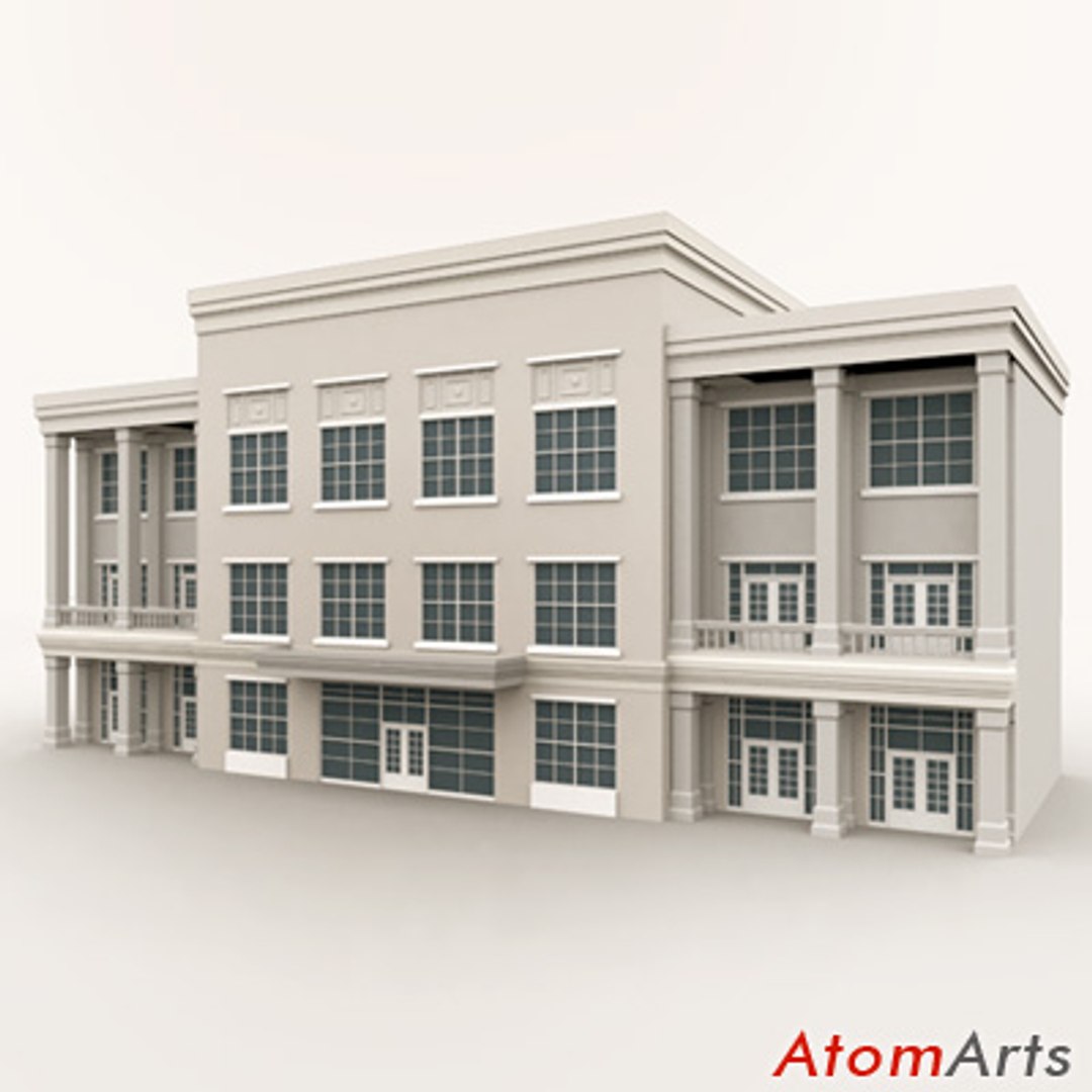 Street Scene City 3d Max