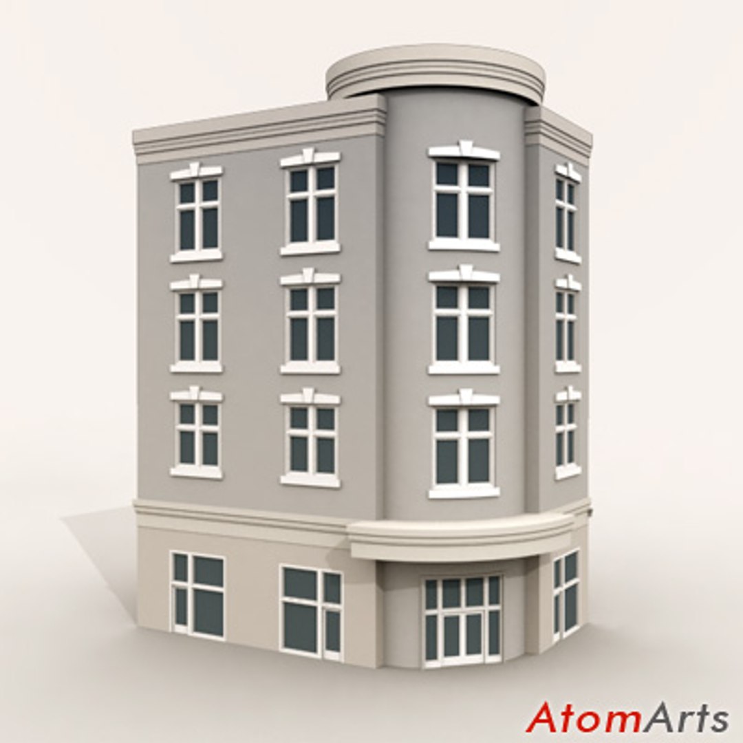 Street Scene City 3d Max