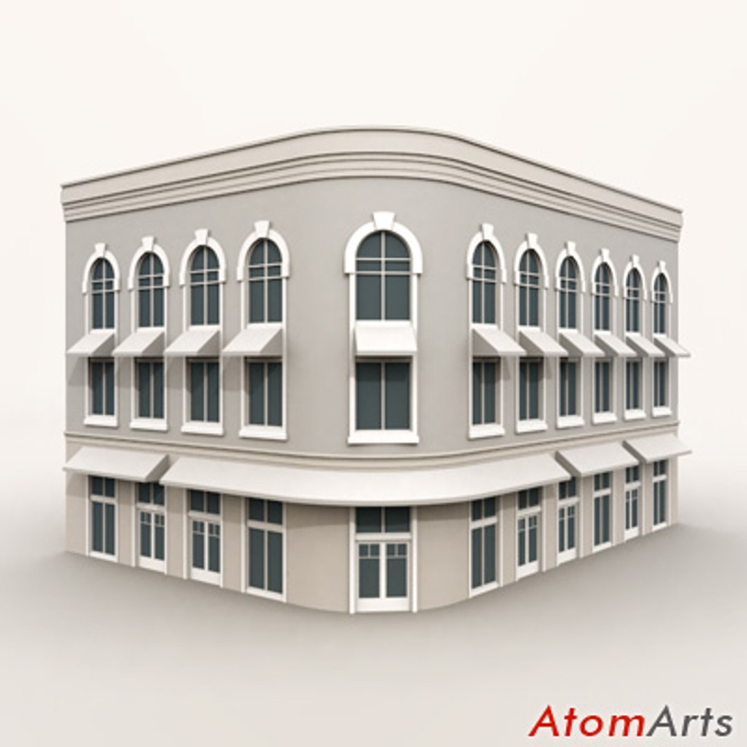 Street Scene City 3d Max