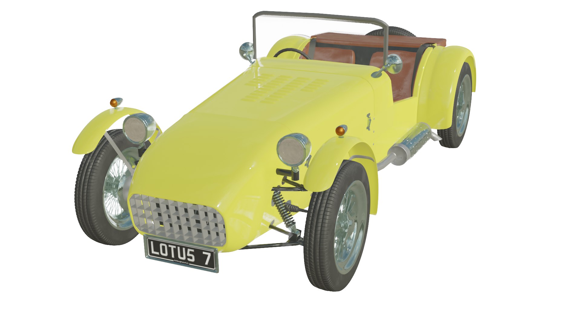3D lotus 7 - TurboSquid 2179459