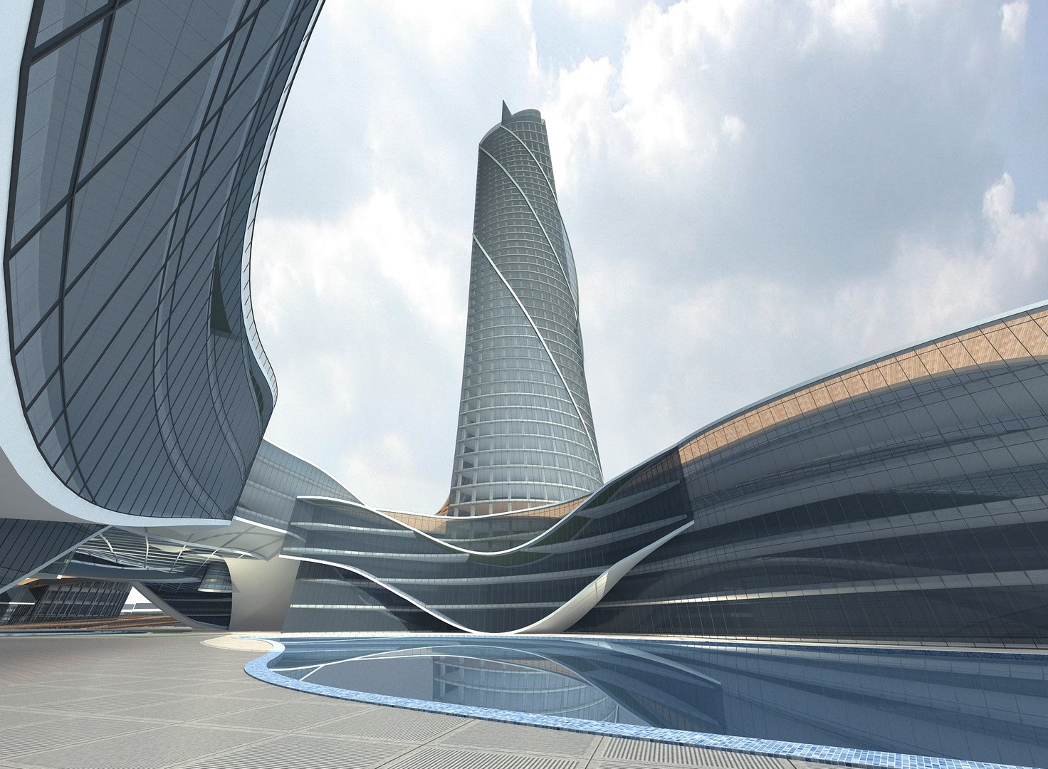 3D Modern Building Collection 15 - TurboSquid 2006646