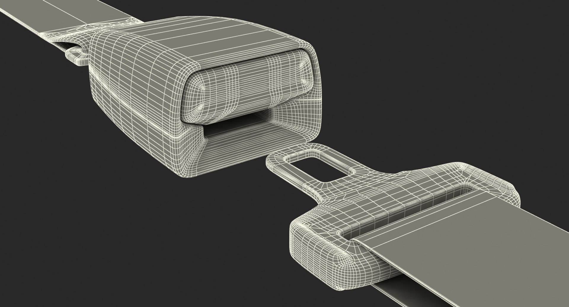3D Car Seat Belt - TurboSquid 1275381