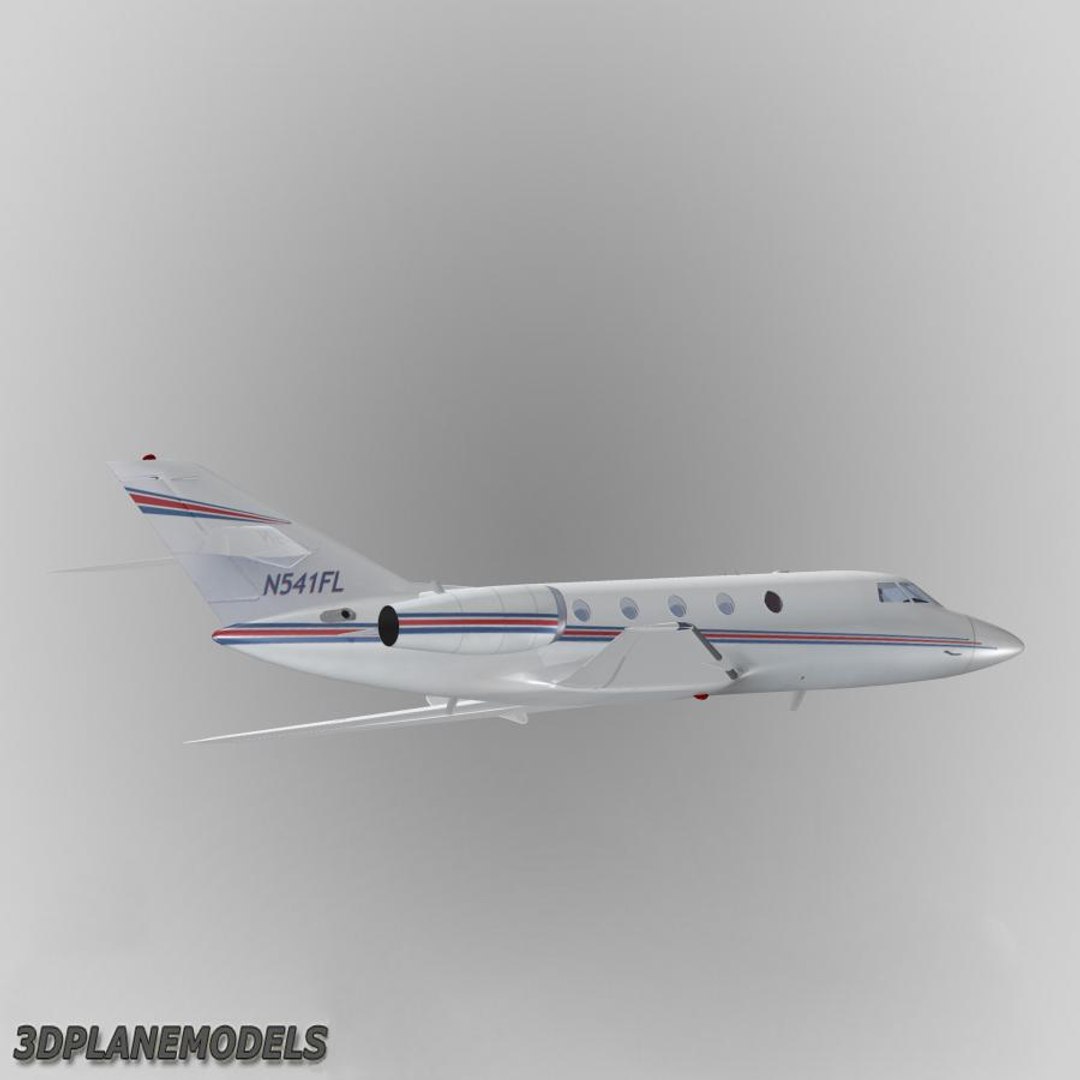 3d dassault falcon 20 200