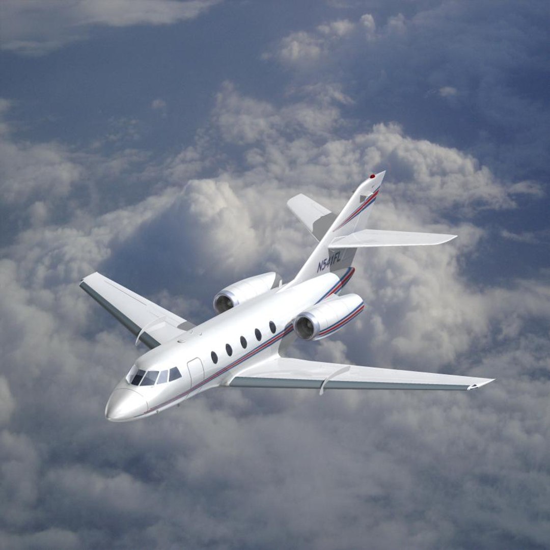 3d dassault falcon 20 200