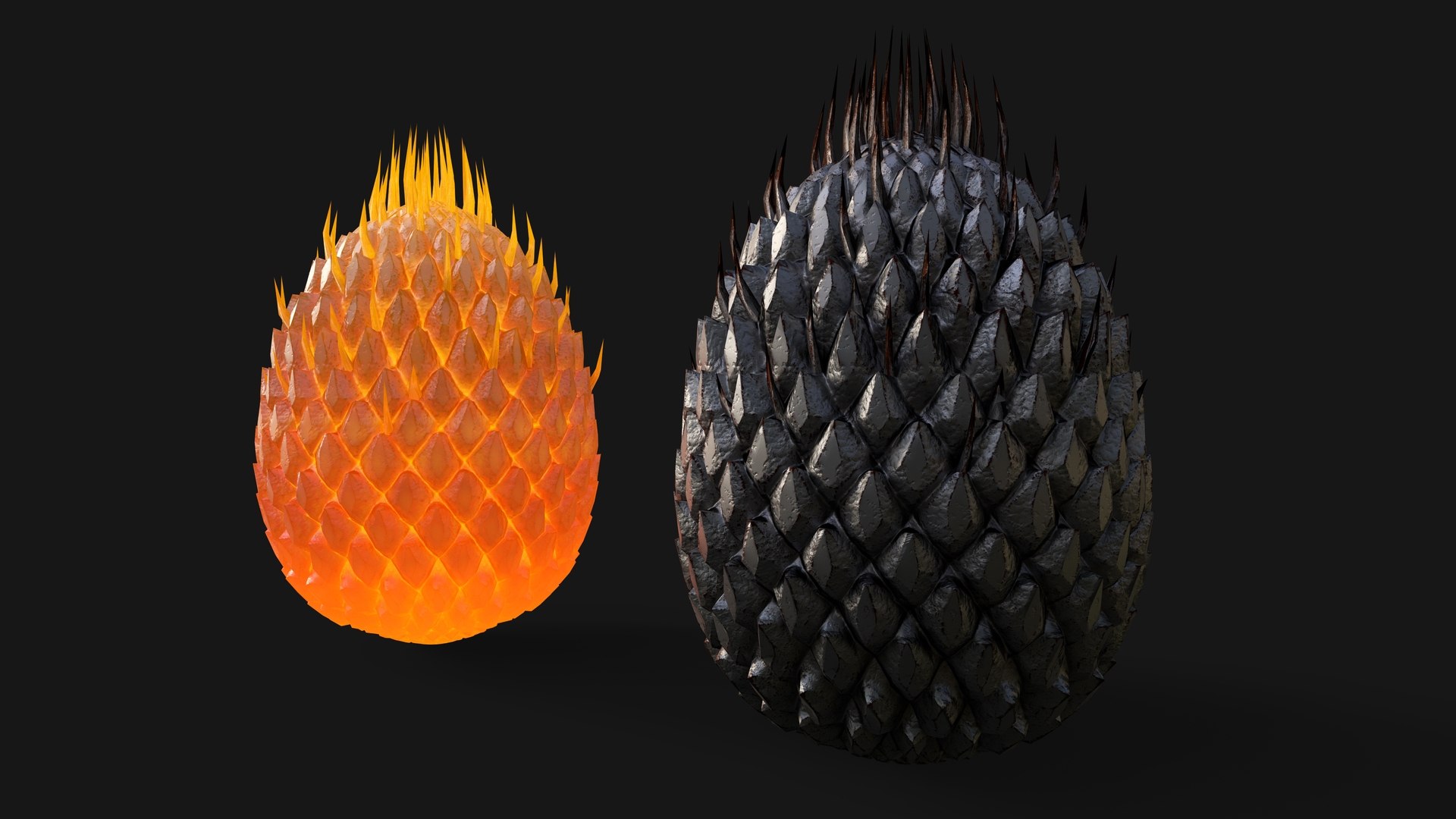 Handpainted Egg - 3D Model - TurboSquid 1697533