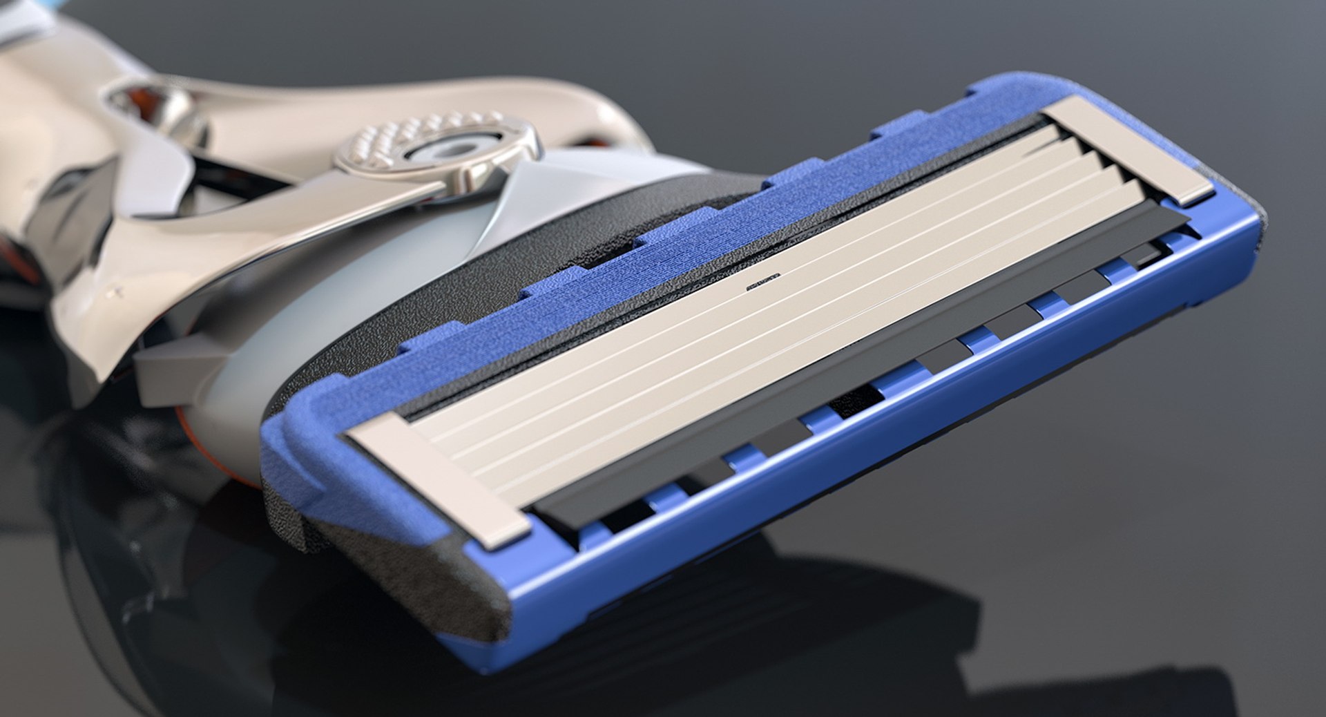 Shaving Razor Blade Cartridge 3D Model - TurboSquid 1382604