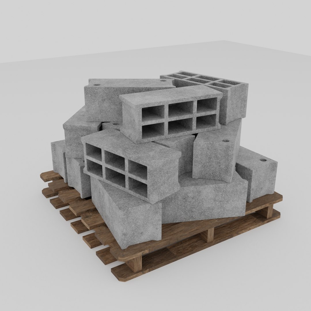 Construction Blocks 3D Model - TurboSquid 1525816