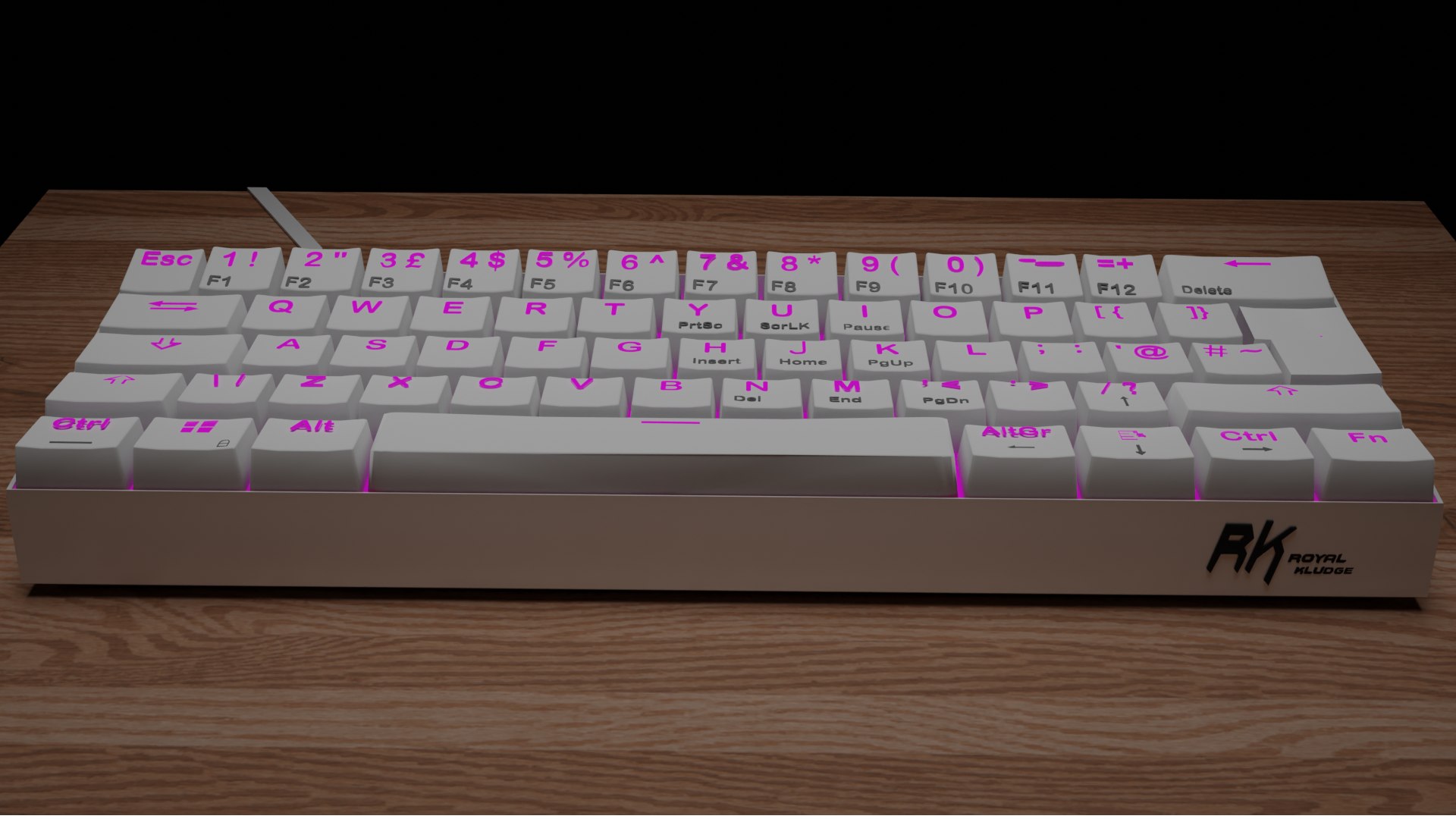 3D RK61 60 Wireless Mechanical Keyboard Model - TurboSquid 2044529