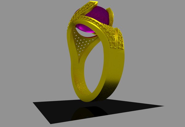 Gold ring 3D model - TurboSquid 1682722
