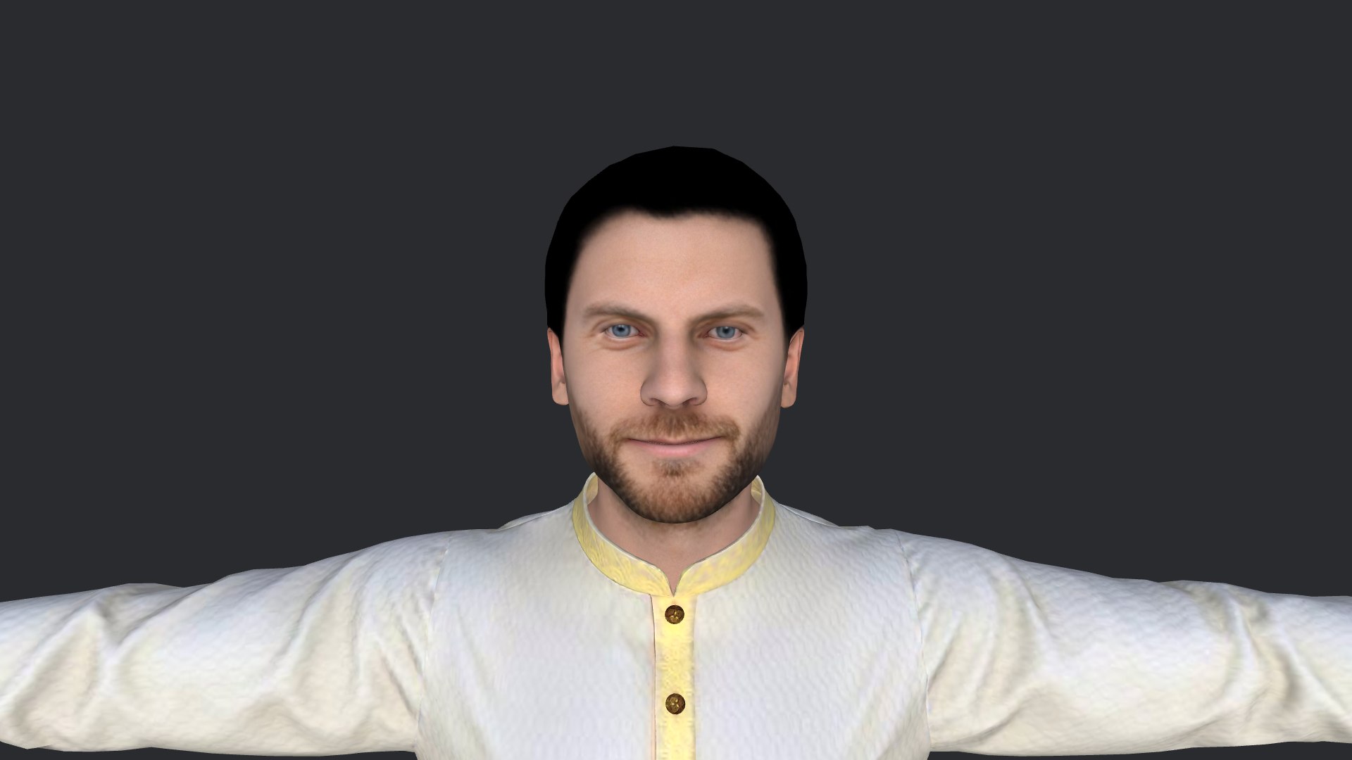 3D Wes Bentley Hyper Realistic Full Body Fully Rigged 3D Character ...