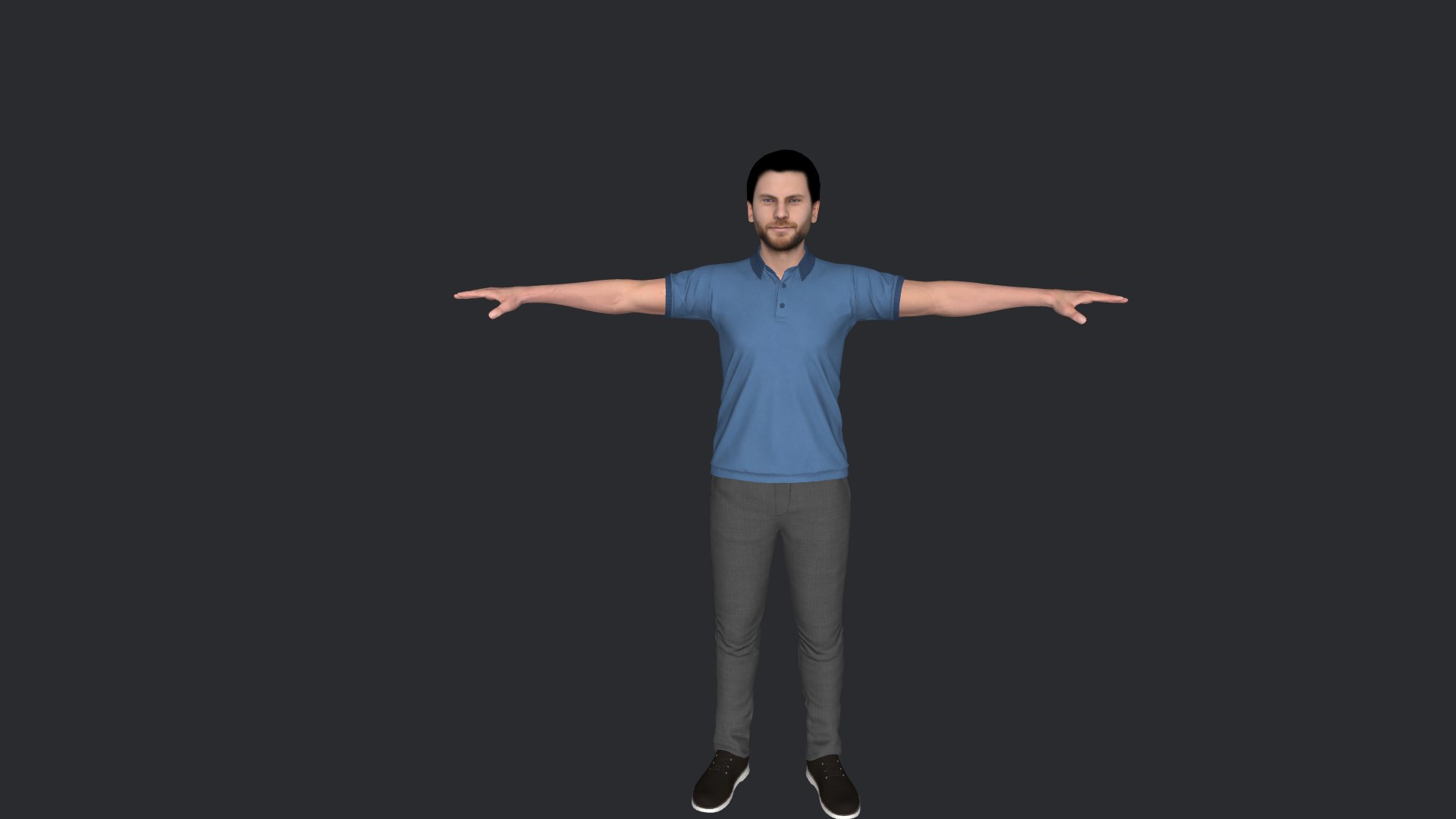 3D Wes Bentley Hyper Realistic Full Body Fully Rigged 3D Character ...
