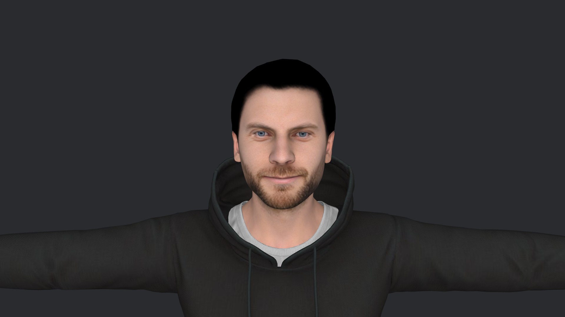 3D Wes Bentley Hyper Realistic Full Body Fully Rigged 3D Character ...