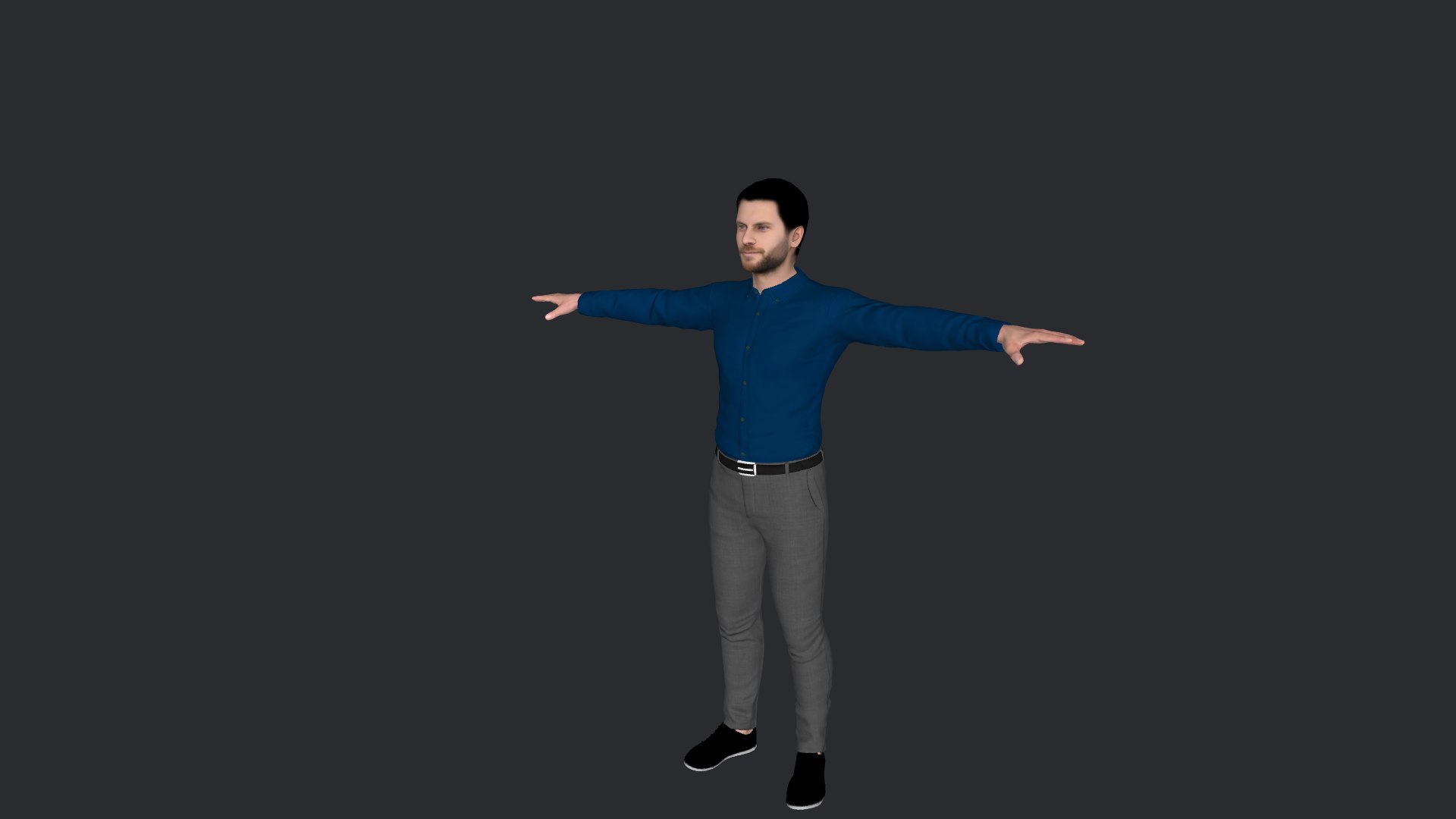 3D Wes Bentley Hyper Realistic Full Body Fully Rigged 3D Character ...