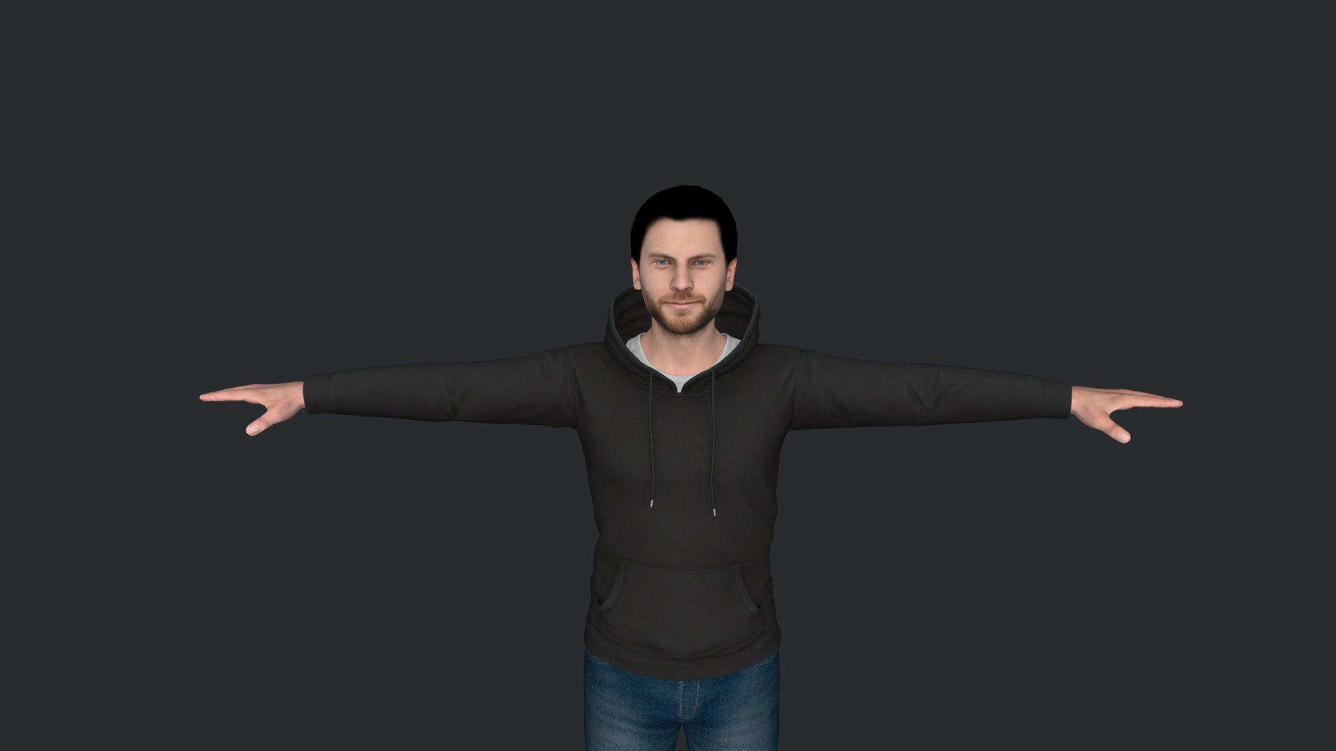 3D Wes Bentley Hyper Realistic Full Body Fully Rigged 3D Character ...
