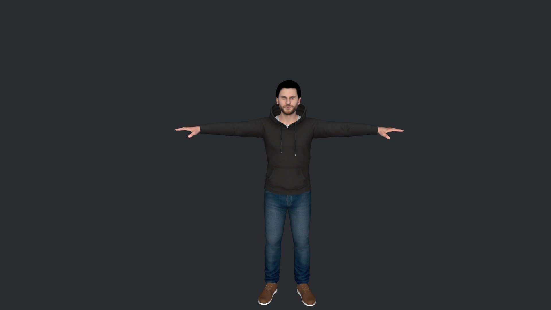 3D Wes Bentley Hyper Realistic Full Body Fully Rigged 3D Character ...