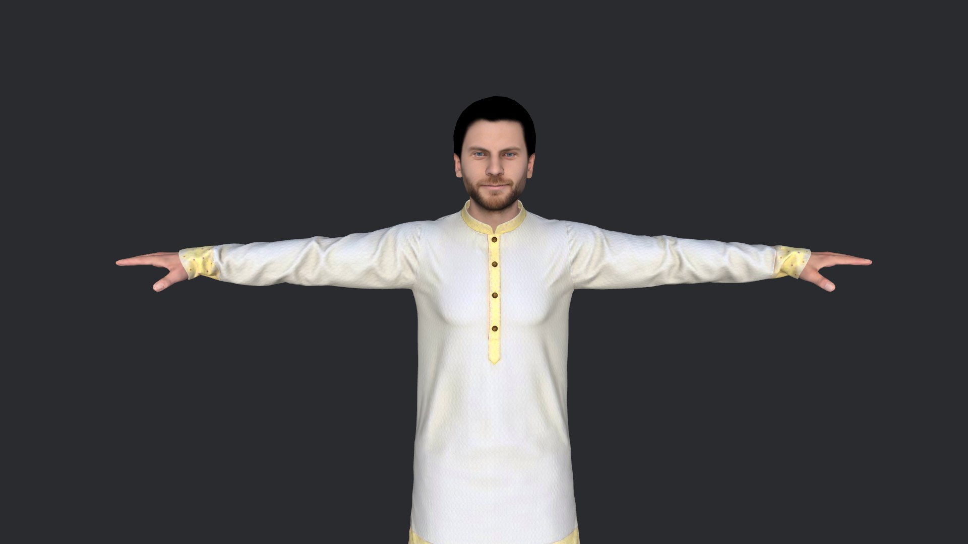 3D Wes Bentley Hyper Realistic Full Body Fully Rigged 3D Character ...