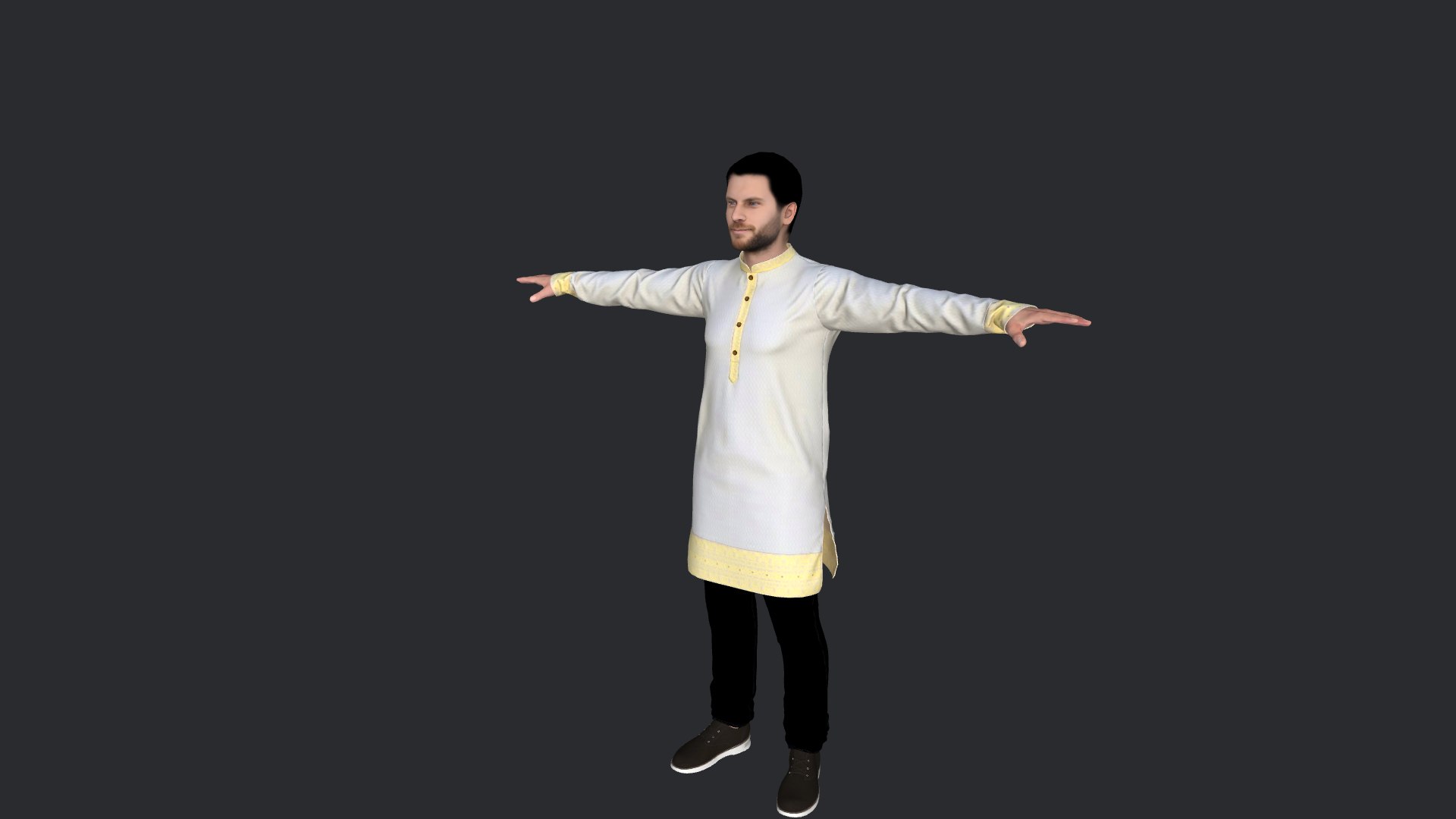 3D Wes Bentley Hyper Realistic Full Body Fully Rigged 3D Character ...
