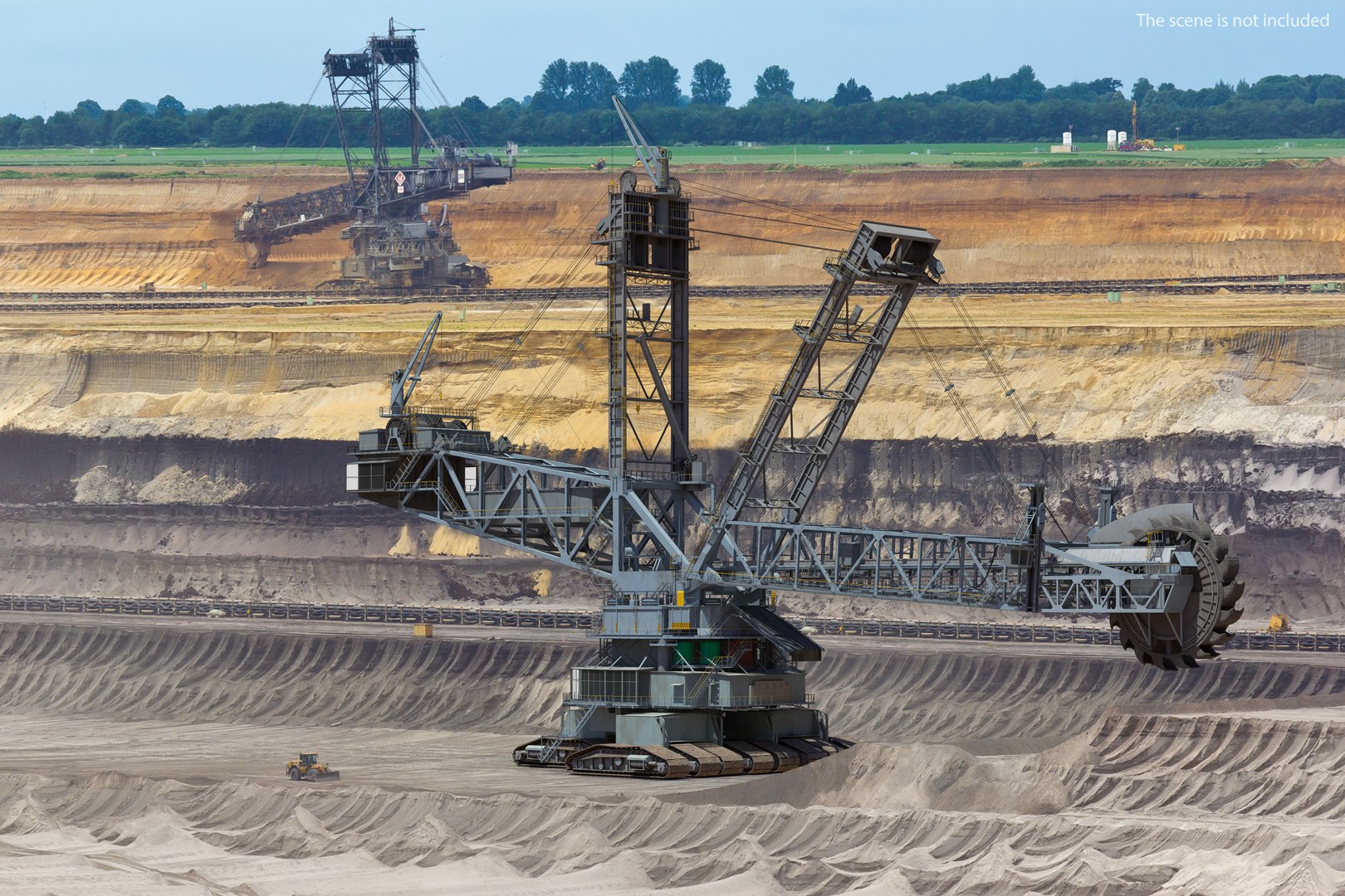 Giant Bucket Wheel Excavator 3D Model - TurboSquid 1780496