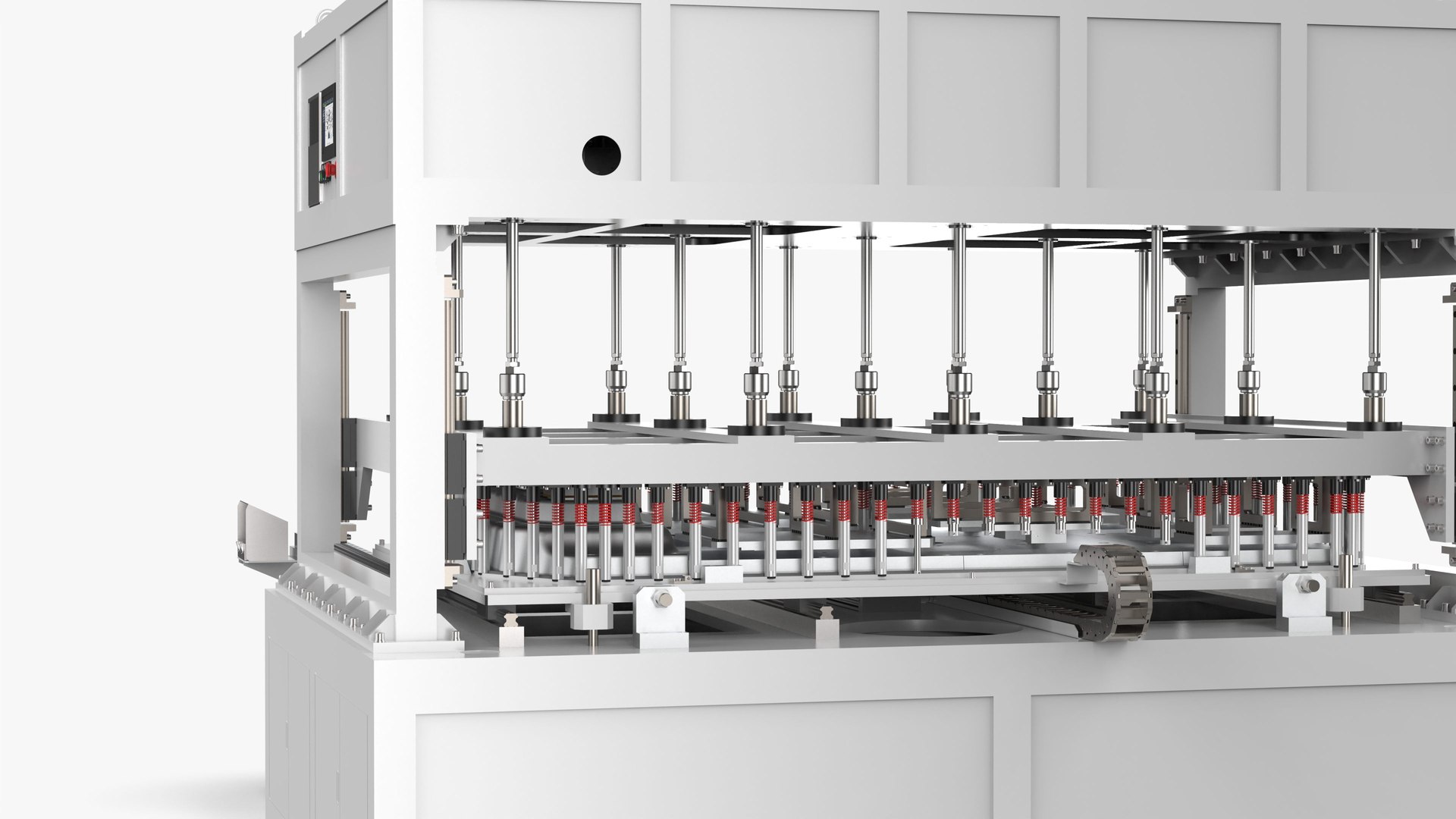 3D Model Automatic New Energy Battery Pack Air Tightness Detection ...