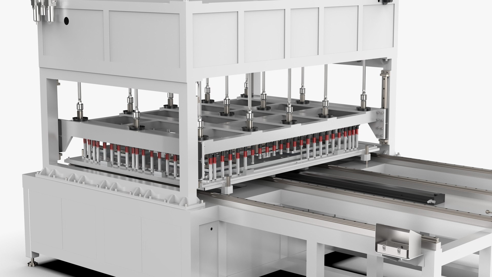 3D Model Automatic New Energy Battery Pack Air Tightness Detection ...