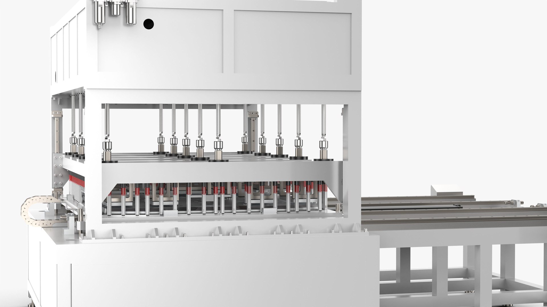 3D Model Automatic New Energy Battery Pack Air Tightness Detection ...